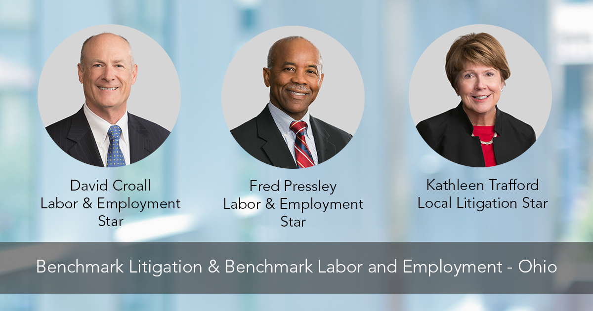 Porter Wright Ranked by Benchmark Litigation and Benchmark Labor and ...