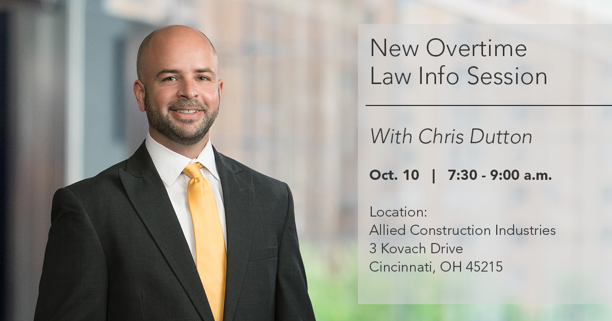 New Overtime Law Info Session