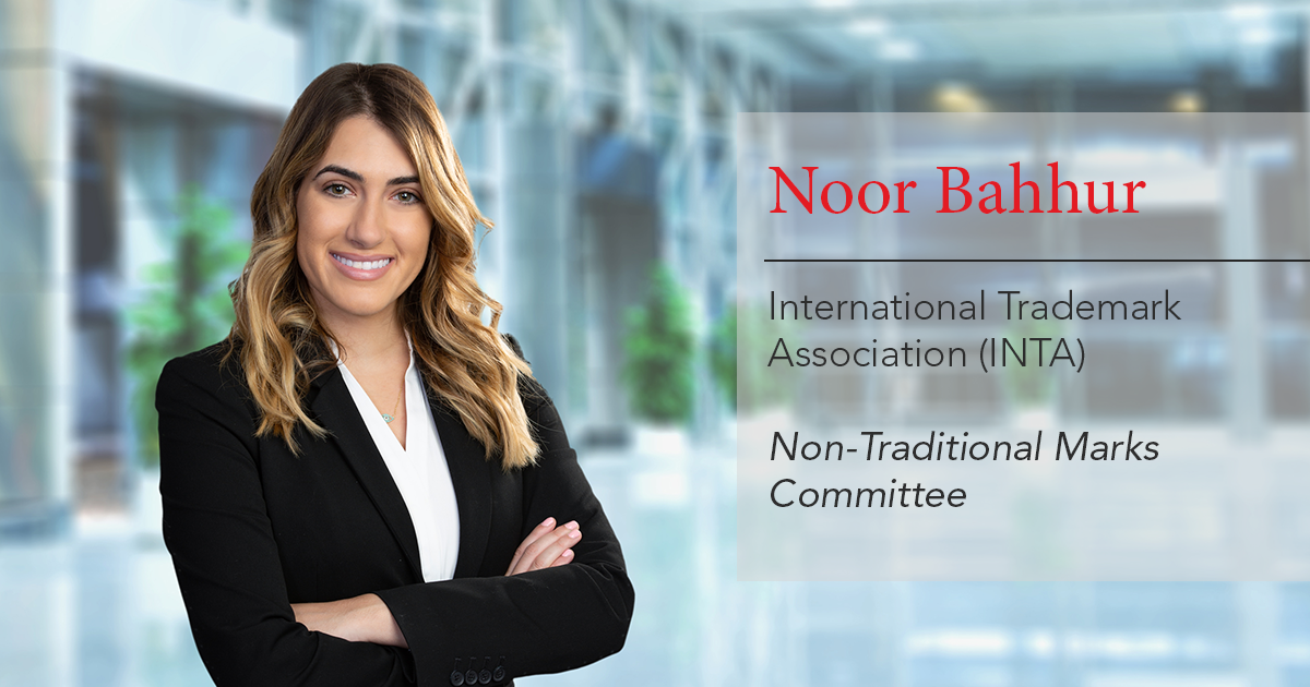 Bahhur appointed to International Trademark Association committee