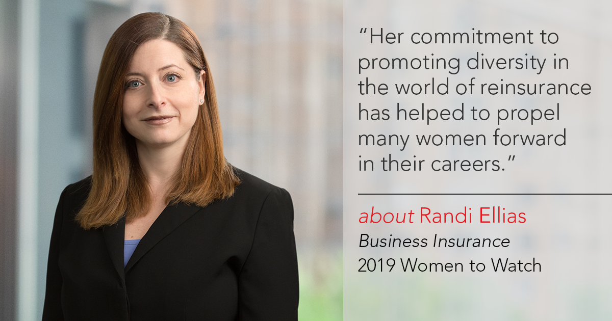 Ellias profiled in Business Insurance as one of the 2019 Women to Watch