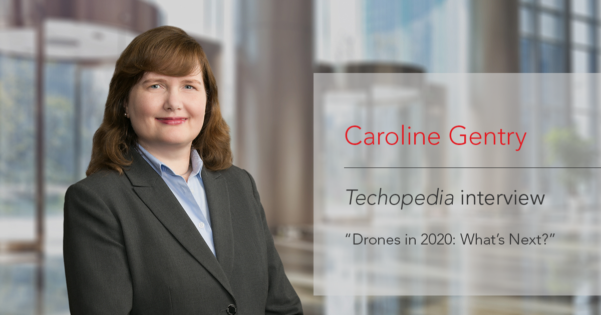 Gentry interviewed about the future of drones