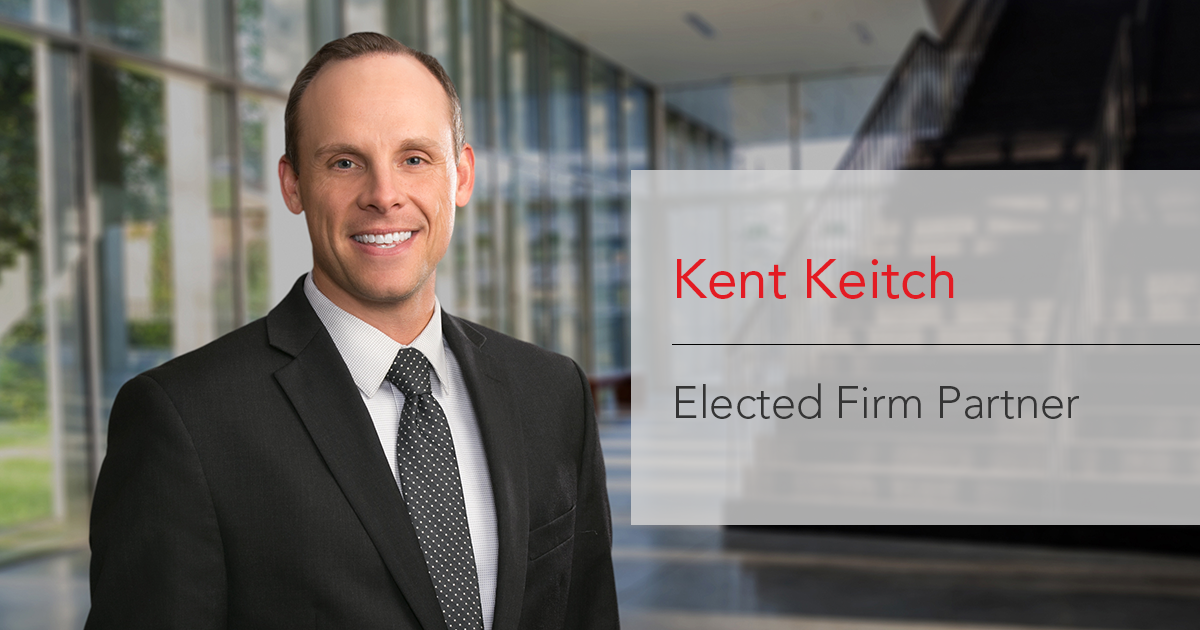 Kent Keitch promoted to partner