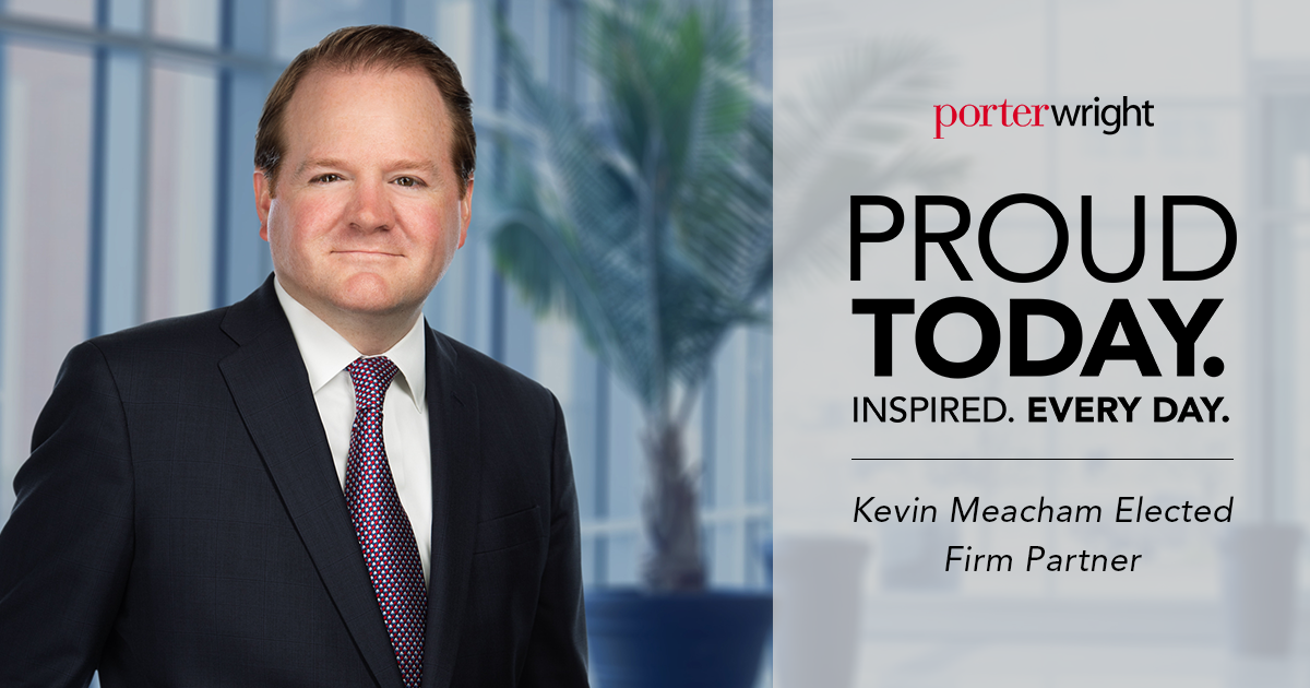 Meacham announced as partner at Porter Wright
