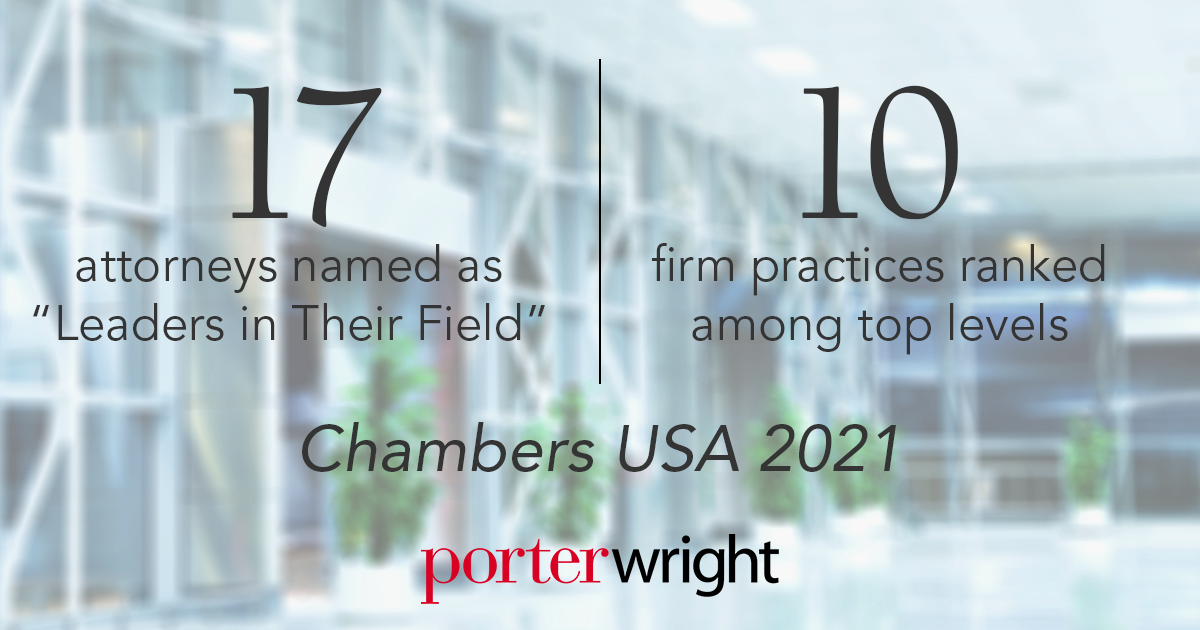 Seventeen Porter Wright attorneys and ten practice groups recognized by ...