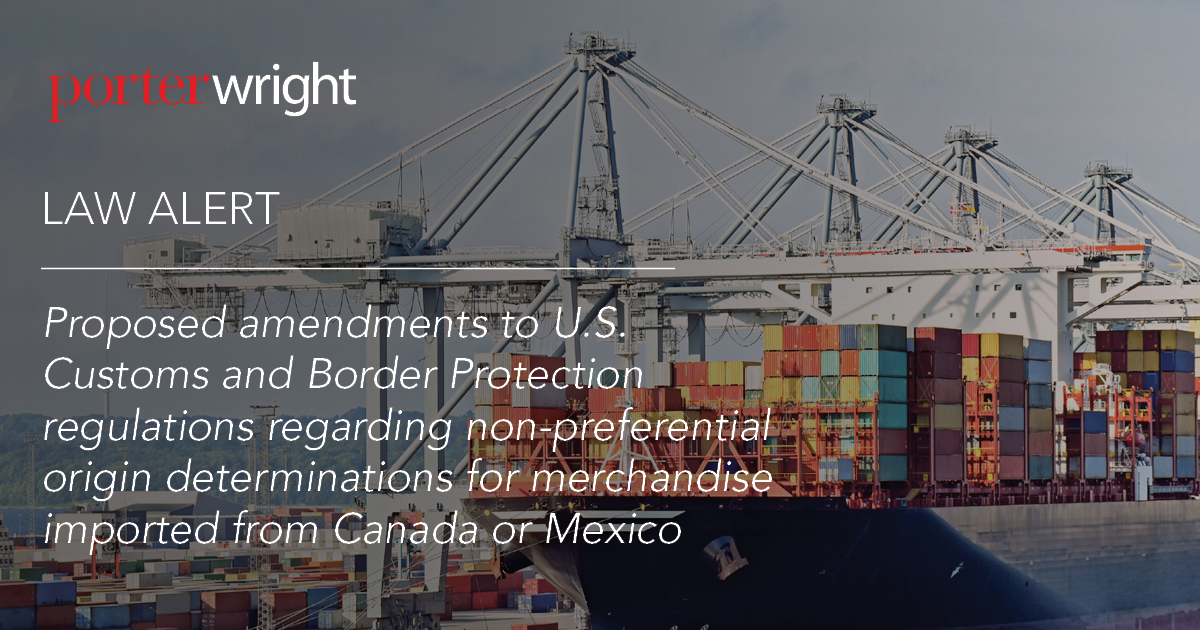 Proposed amendments to U.S. Customs and Border Protection regulations ...