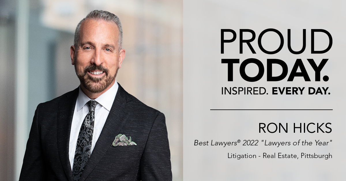 Ron Hicks named Best Lawyers® 2022 Lawyer of the Year in Litigation ...