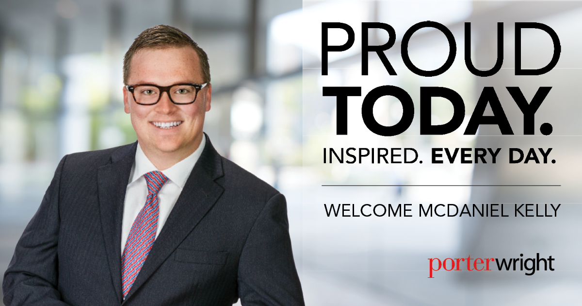 Kelly joins Porter Wright as an associate in Cleveland