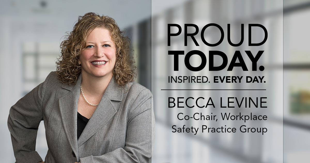Porter Wright names Becca Levine co-chair of workplace safety group