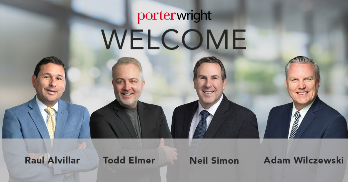 Porter Wright expands Washington office, government affairs practice
