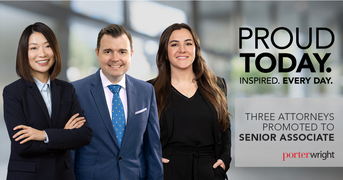 Porter Wright announces three new senior associates