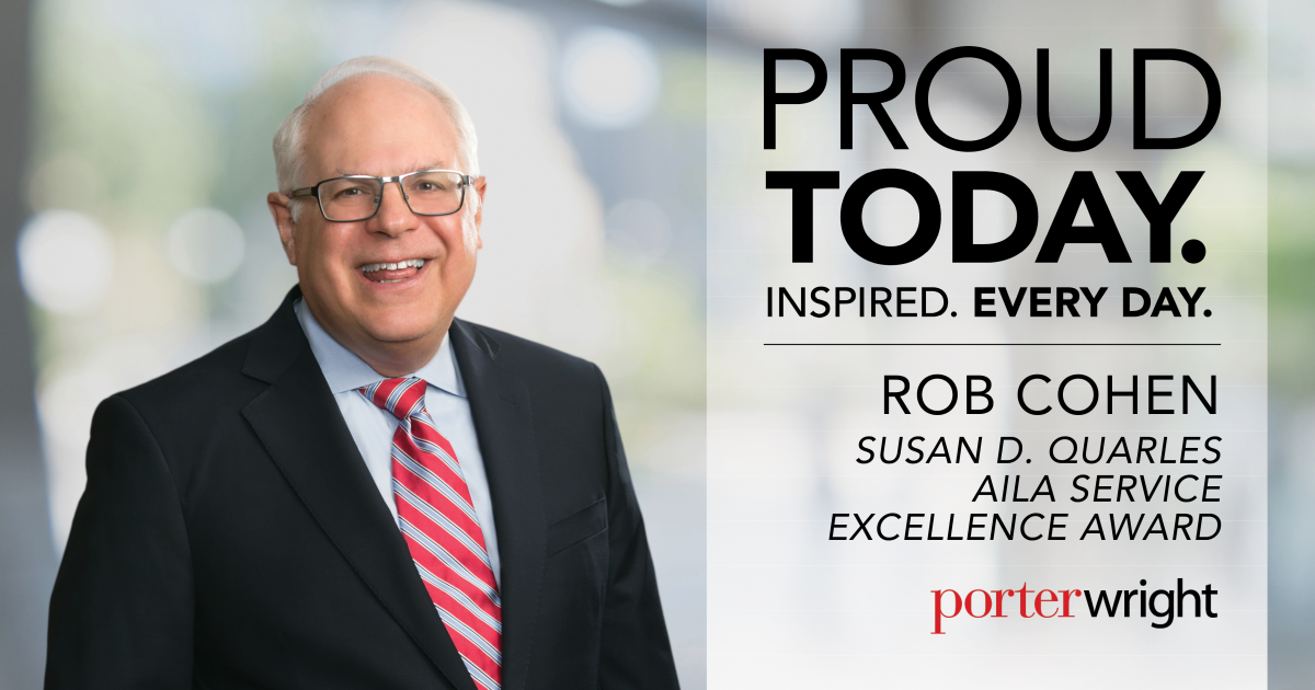 AILA presents Robert Cohen with the 2024 Susan D. Quarles AILA Service ...