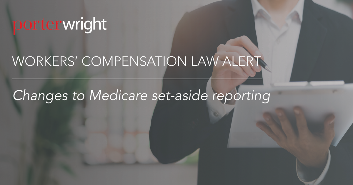 Changes to Medicare set-aside reporting