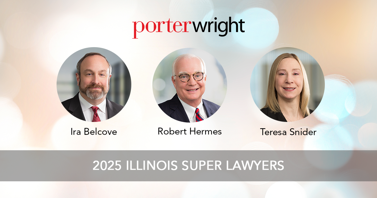 Porter Wright attorneys named to 2025 Illinois Super Lawyers
