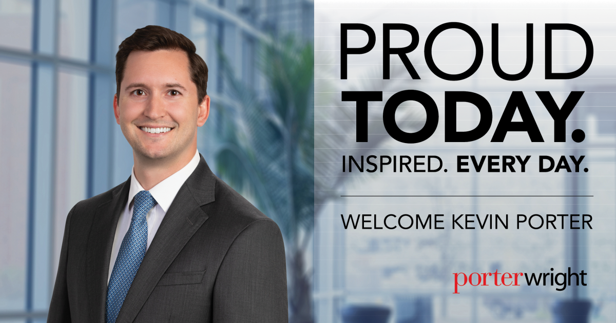 Kevin Porter joins Porter Wright’s Environmental Practice in Columbus