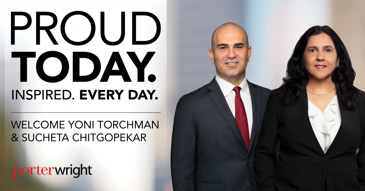 Porter Wright continues expansion of its intellectual property practice with the addition of ...