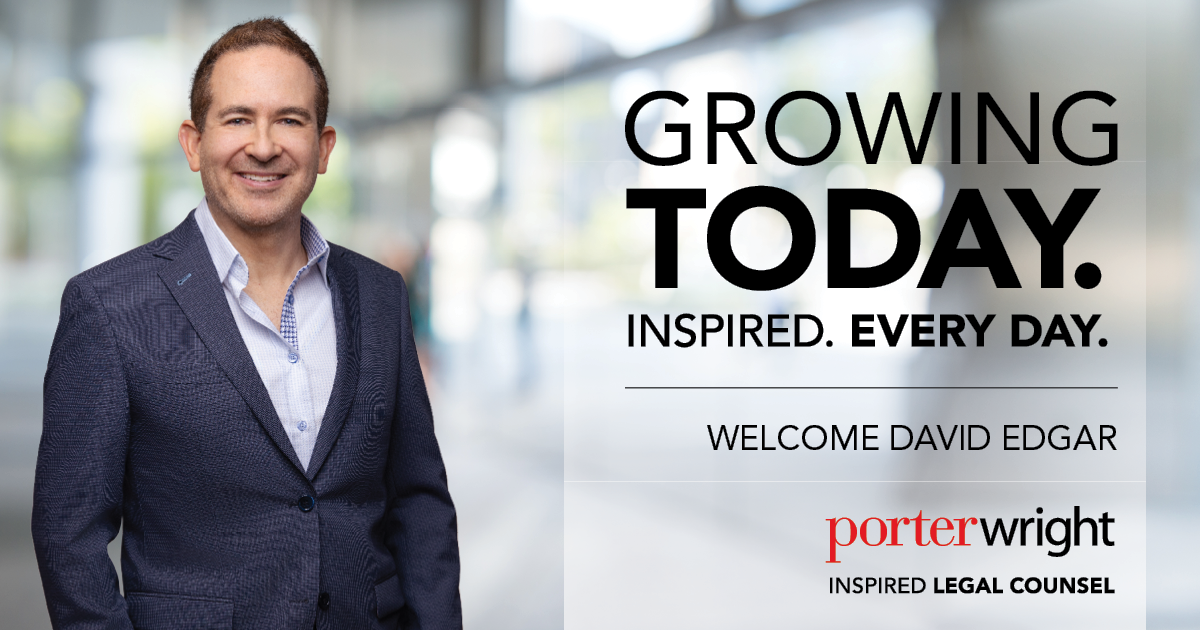 David Edgar joins Porter Wright’s Pittsburgh office